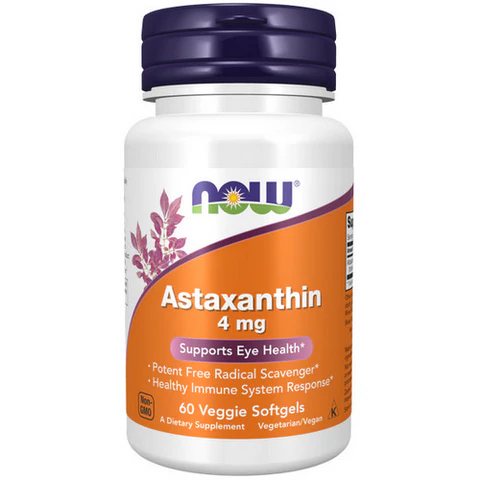 NOW Foods, Astaxanthin, 4 mg, 60 Veggie Softgels