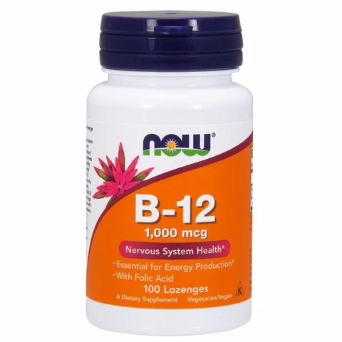 NOW Foods, B-12, 1,000 mcg, 100 Lozenges