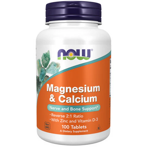 NOW Foods, Calcium & Magnesium, 100 Tablets