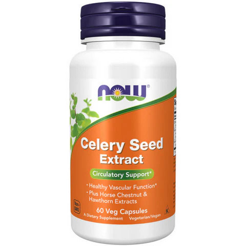 NOW Foods, Celery Seed Extract, 60 Veg Capsules