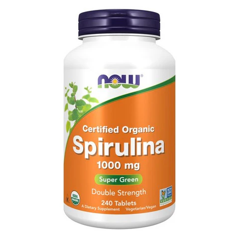 NOW Foods, Certified Organic Spirulina, 3,000 mg, 500 Tablets (500 mg Per Tablet)