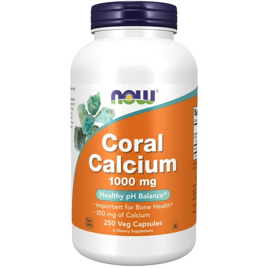 NOW Foods, Coral Calcium, 1,000 mg, 250 Capsules