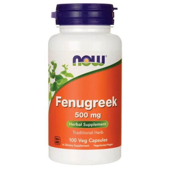 NOW Foods, Fenugreek , 500 mg, 100 Veg Capsules