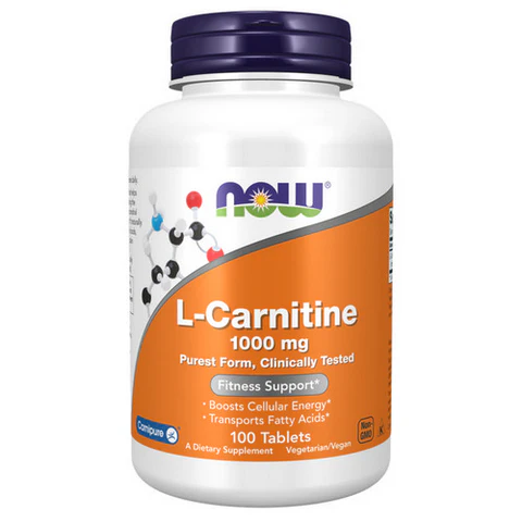 NOW Foods, L-Carnitine, 1000 mg, 100 Tablets