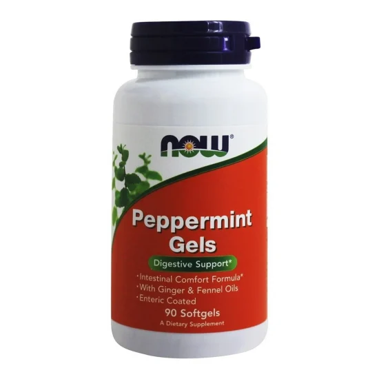 NOW Foods, Peppermint Gels, 90 Softgels