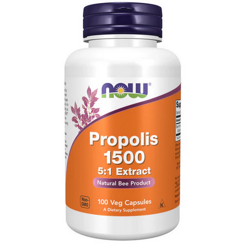 NOW Foods, Propolis 1500, 300 mg, 100 Veg Capsules