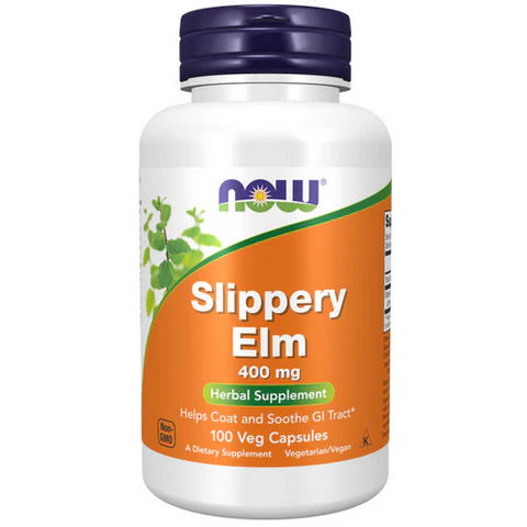 NOW Foods, Slippery Elm, 400 mg, 100 Veg Capsules