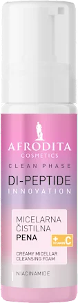AFRODITA
CLEAN PHASE DI-PEPTIDE INNOVATION micelarna pena, 150 ml