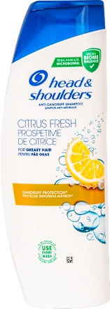 head&shoulders
CITRUS FRESH šampon protiv peruti, 400 ml