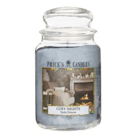 Cosy Nights - Price´s Candle mirisna sveća L (bergamot, mošus i vanila)