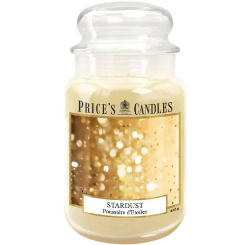 Stardust - Price´s Candle mirisna sveća L (lešnik, amber i vanila)