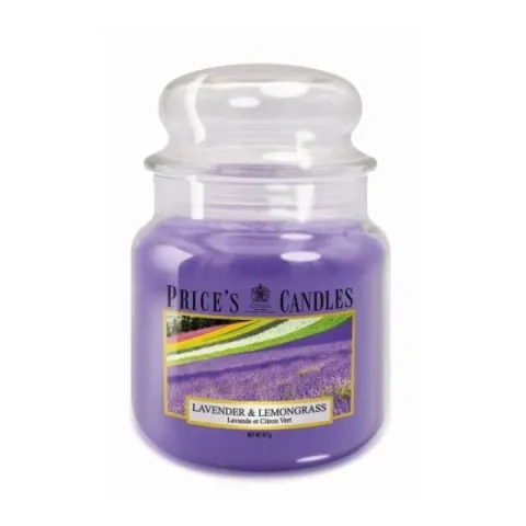 Lavender Lemongrass - Price´s Candle mirisna sveća M (lavanda i limunska trava)