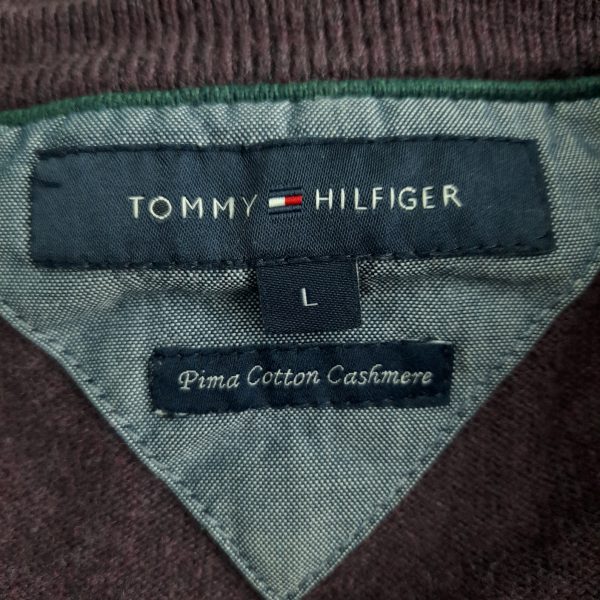 Džemper Tommy Hilfiger, vel. L, pima pamuk/kašmir