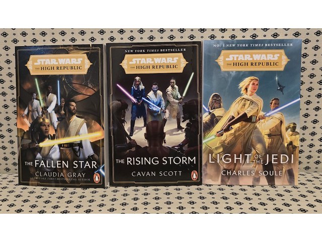 Star Wars The High Republic - 3 Knjige - NOVO