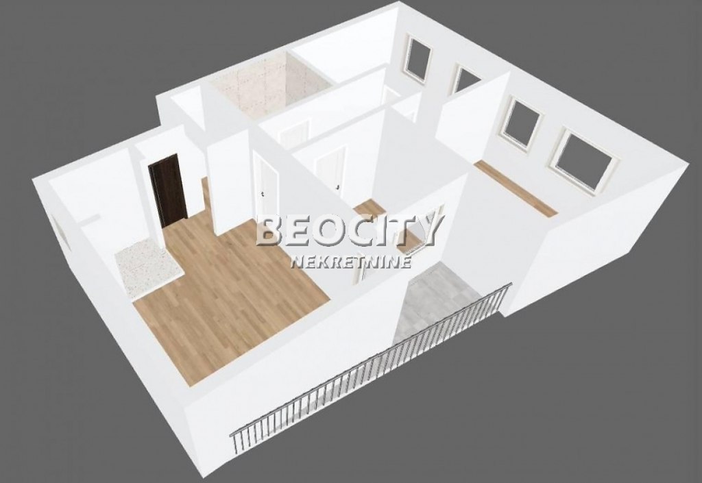 Voždovac, Lekino brdo, , 3. 5, 69m2, 213900EUR