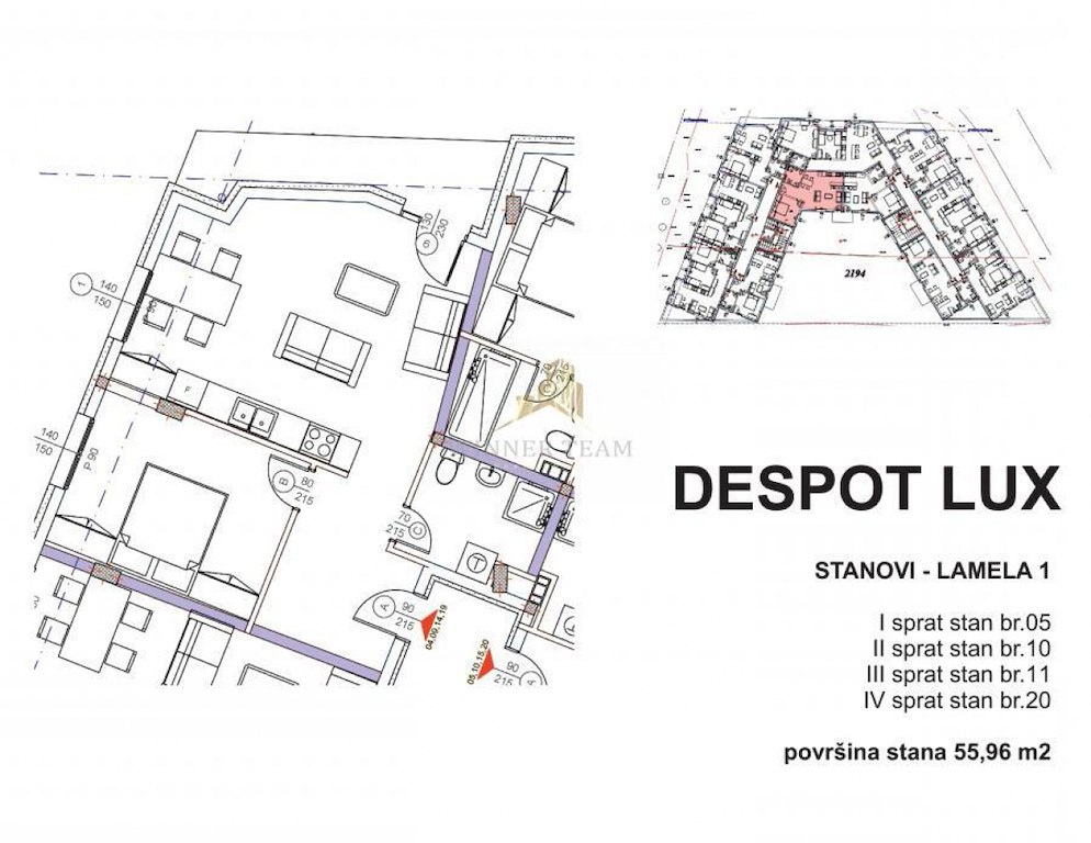 Luksuzni stanovi u kompleksu Despot Lux – Prodaja! – Plaćanje na 24 Rate Bez Kamate!