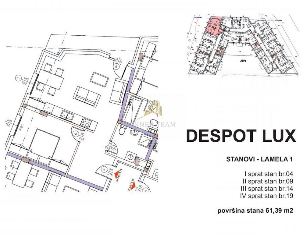 Luksuzni stanovi u kompleksu Despot Lux – Prodaja! – Plaćanje na 24 Rate Bez Kamate!