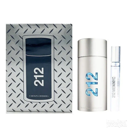 CAROLINA HERRERA 212 (M) SET (EDT 100ML+EDT MINI 10ML)