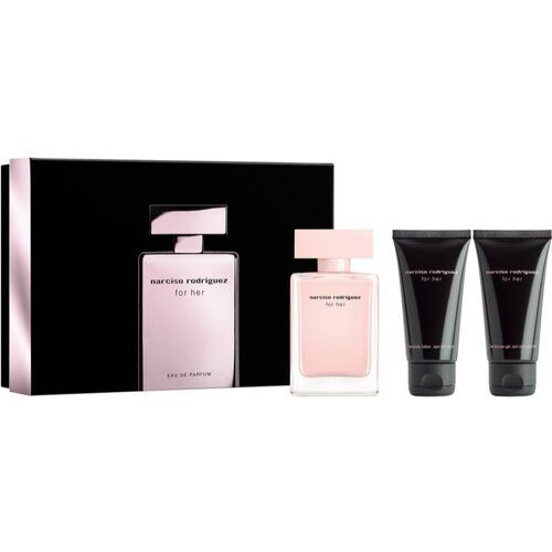 NARCISO RODRIGUEZ FOR HER (W) SET (EDP 50ML+LOSION ZA TELO 50ML+GEL ZA TUŠIRANJE 50ML)