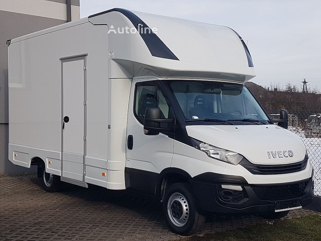 IVECO DAILy KONTENER NISKOPODŁOGOWY 4,31x2,24x2,43 SKLEP BAR FOODTRUCK laki furgon