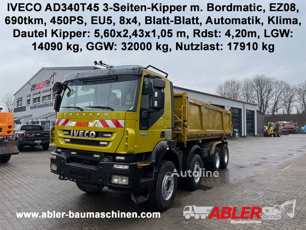 IVECO AD340T45 3-Seiten-Kipper mit Bordmatic Klima kiper