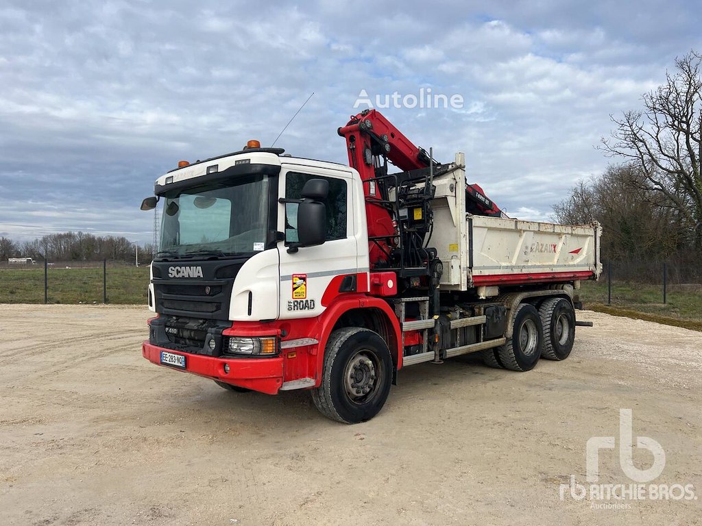 Prodaje se Scania P410 2016 Hiab Z-HIPRO 191C-84 4800 kiper na aukciji