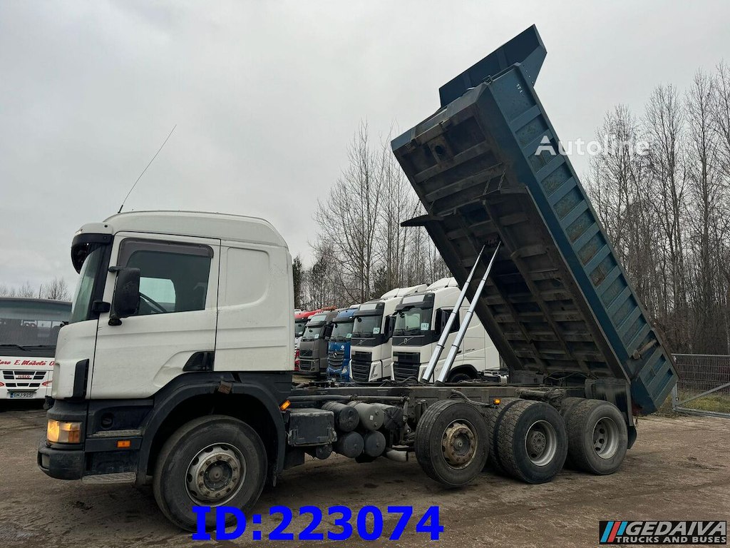 Scania 124 8x2 - Manual - Full steel kiper