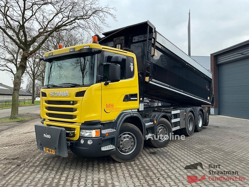 Scania G410 10x4 Euro 6 met geisoleerde asfalt kipper kiper