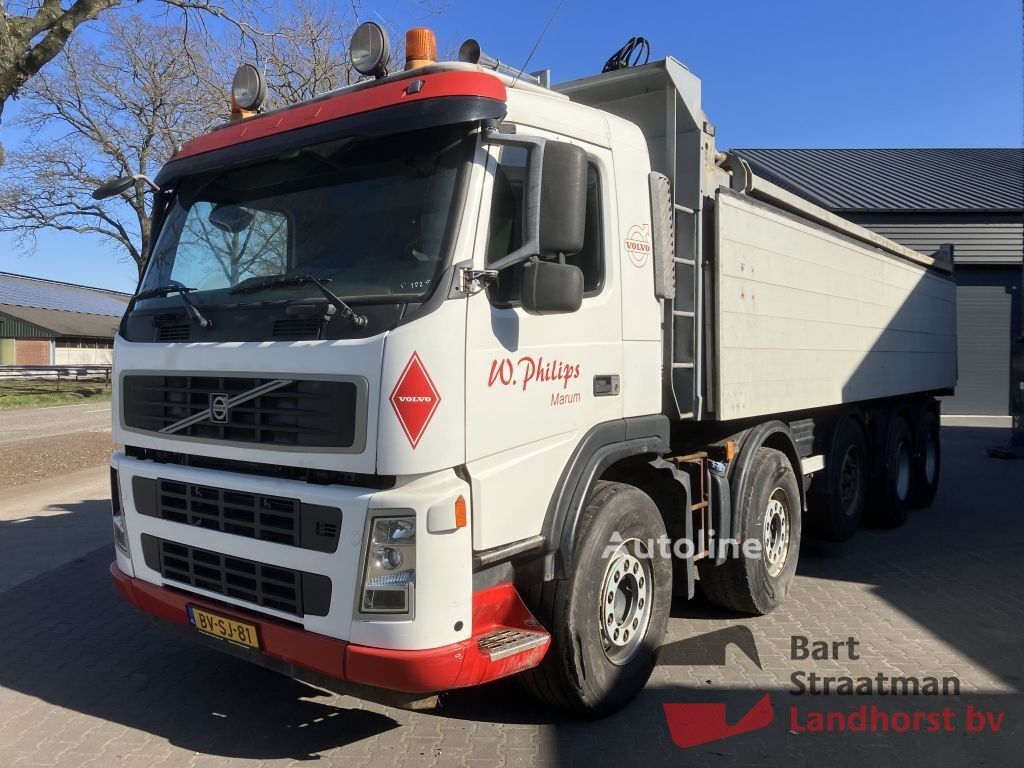 Volvo FM 480 10x4 Euro 5 Bladgeveerd met geisoleerde asfalt kipper kiper