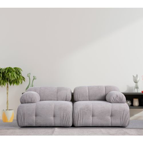 Petite 2 - Light Grey Light Grey 2-Seat Sofa