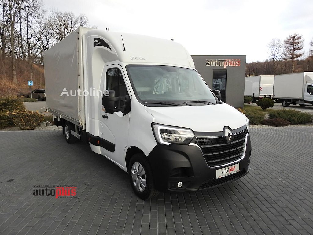 Renault MASTER PLANDEKA 9 PALET WEBASTO TEMPOMAT KLIMATYZACJA LEDY 165K kamion s ceradom < 3.5t