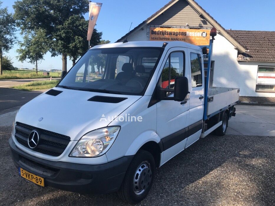 Mercedes-Benz Sprinter 516 CDI Aut Euro 5 DC 6-Pers AC Pick-Up Open Laadbak Tr kamion s ravnom platformom < 3.5t