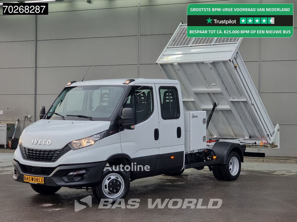 IVECO Daily 35C16 3.0L Kipper Dubbel Cabine met Kist 3500kg trekhaak A kamion kiper < 3.5t