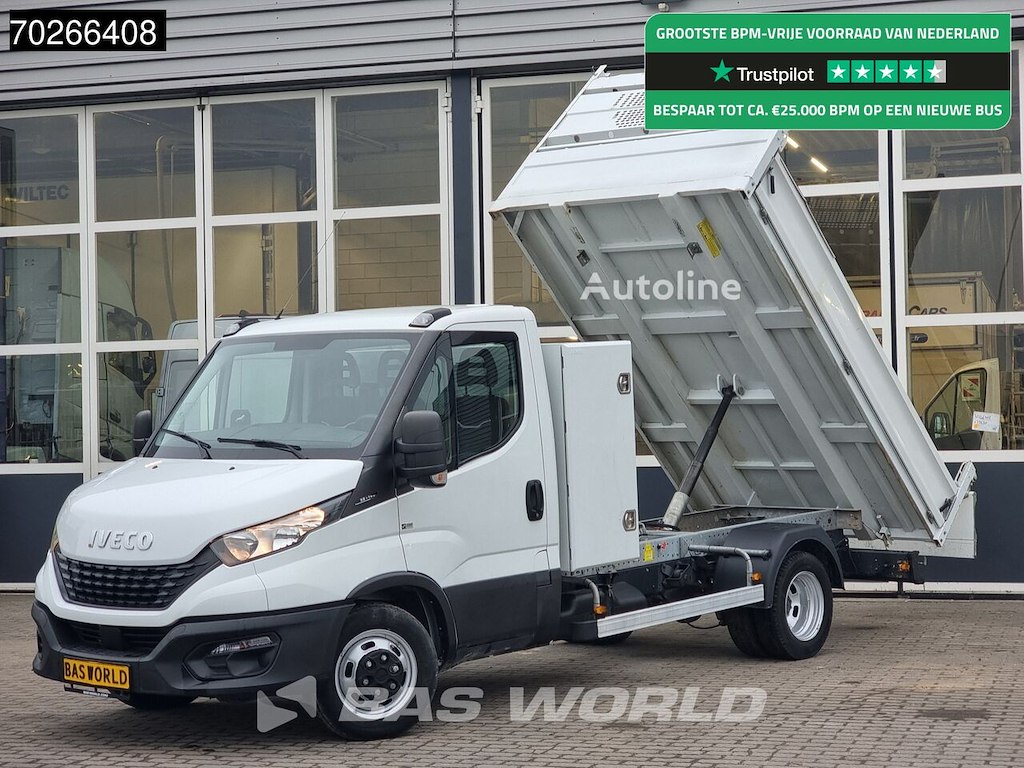 IVECO Daily 35C14 Kipper met Kist 3.5t trekhaak Airco Cruise Tipper Be kamion kiper < 3.5t