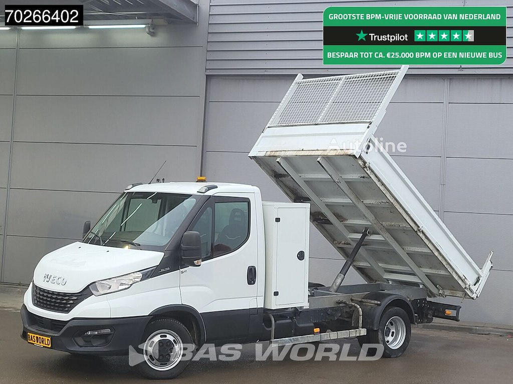 IVECO Daily 35C14 Kipper met Kist 3500kg trekhaak Airco Cruise Kieper kamion kiper < 3.5t