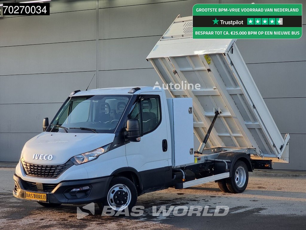 IVECO Daily 35C14 Kipper met Kist 3500kg trekhaak Airco Cruise Kieper kamion kiper < 3.5t