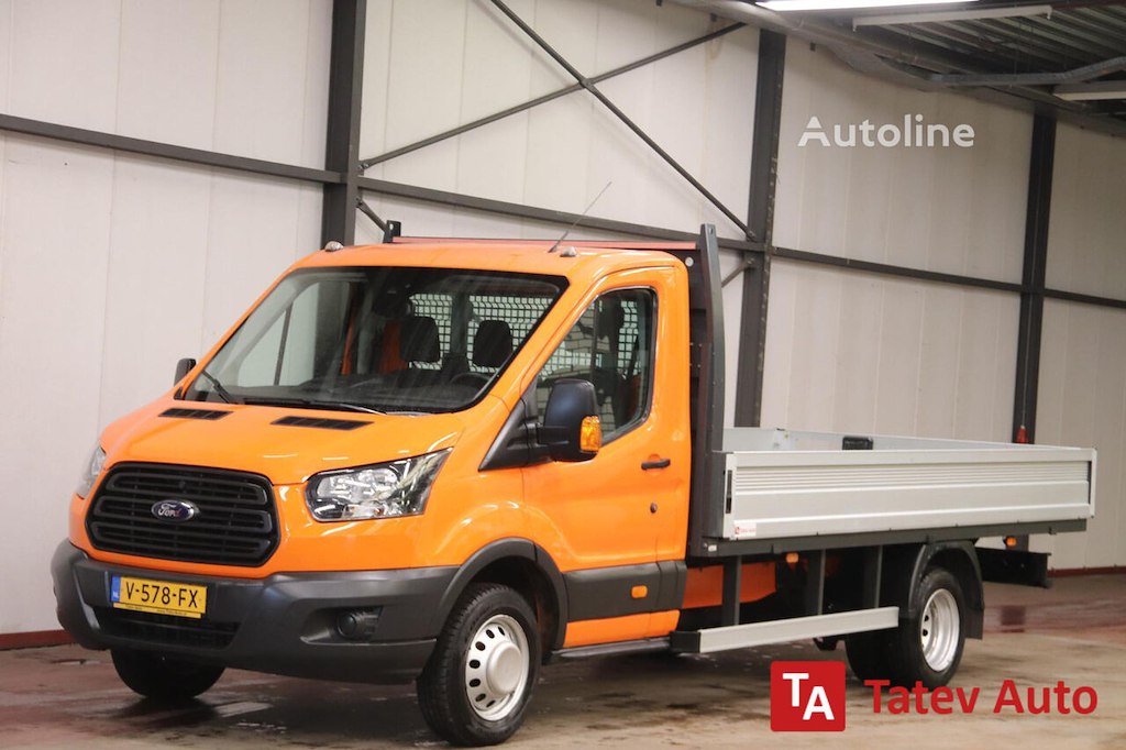 Ford Transit met nieuwe NIEUWE MOTOR OPEN LAADBAK DUBBELLUCHT kamion s ravnom platformom < 3.5t