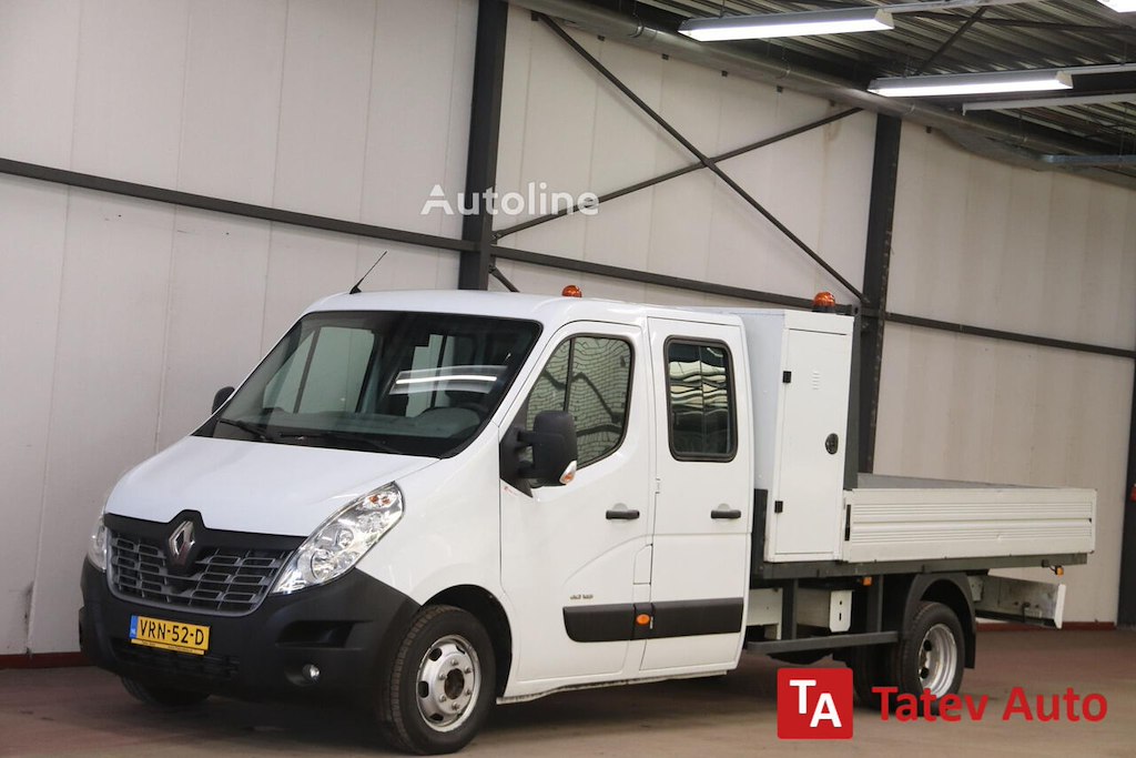 Renault Master 2.3 dCi DC DUBBEL CABINE OPEN LAADBAK kamion s ravnom platformom < 3.5t