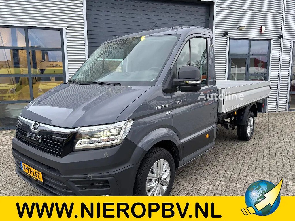 MAN TGE 3.180 Openlaadbak Automaat Airco Navi 4X4 NIEUW BPM VRIJ kamion s ravnom platformom < 3.5t