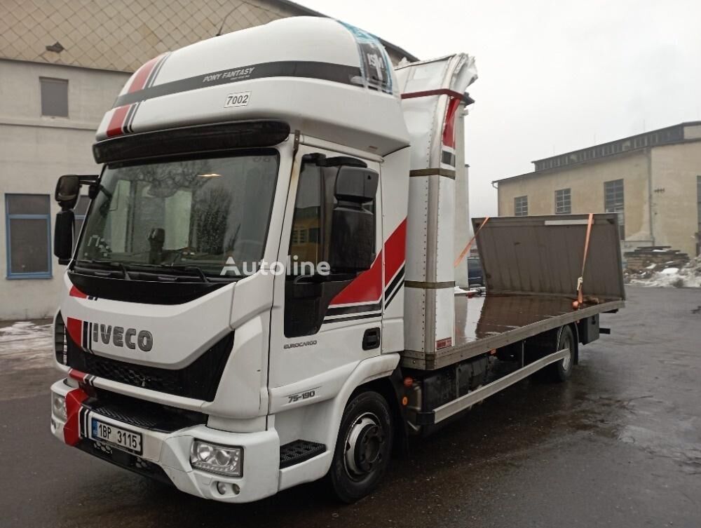 IVECO 75-190 kamion s ravnom platformom