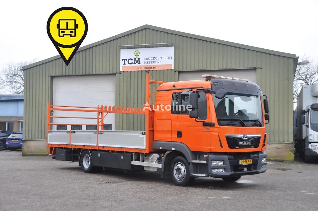 MAN TGL 12.220 4X2 2018. 243.463KM. NL-TRUCK kamion s ravnom platformom