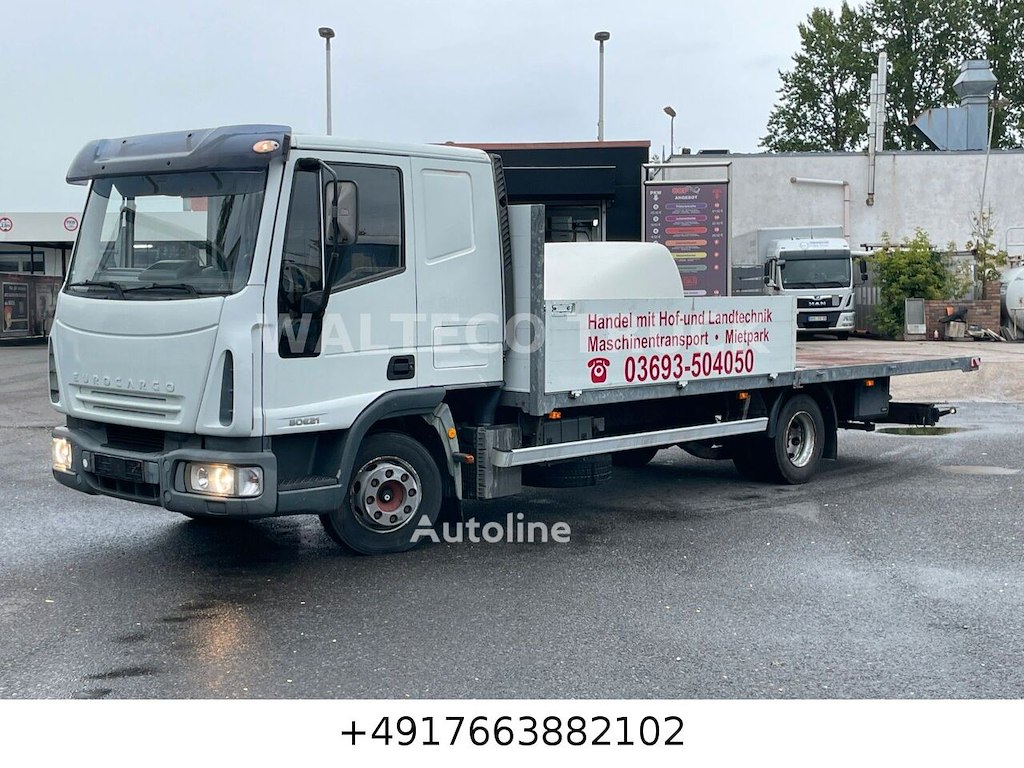 IVECO 80E21/Pritsche 6.10m/Schlafkabine/AHK kamion s ravnom platformom