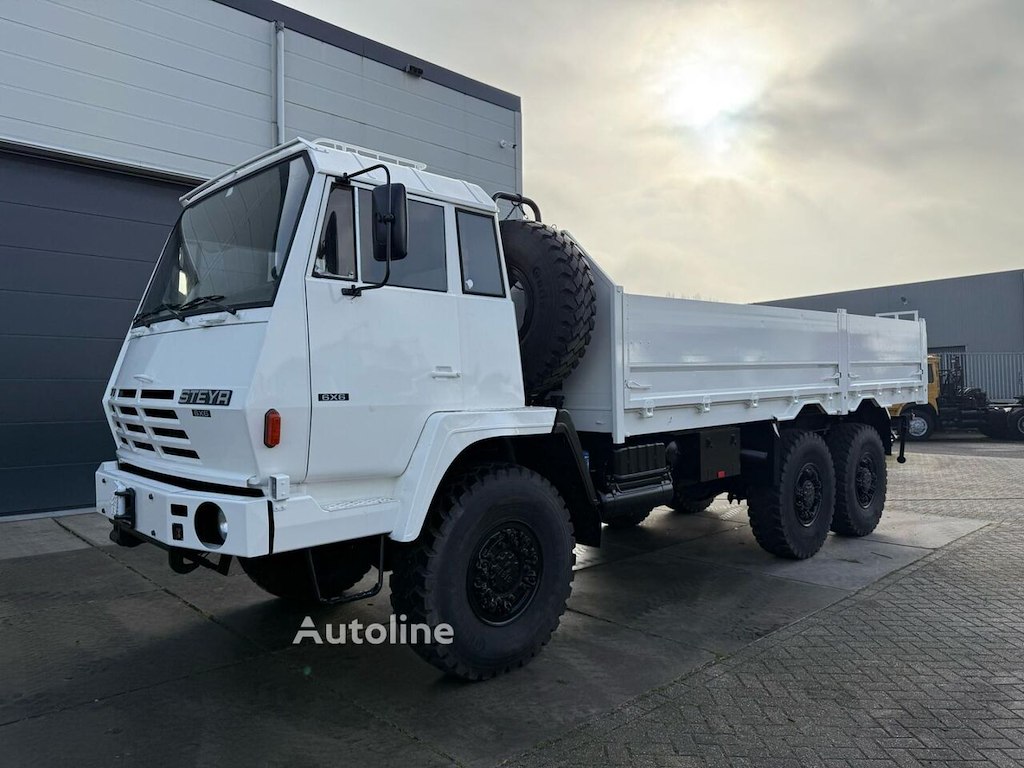 Steyr 1491.320 6x6 EX MILITARY - LOW MILAGE - 6x6 kamion s ravnom platformom