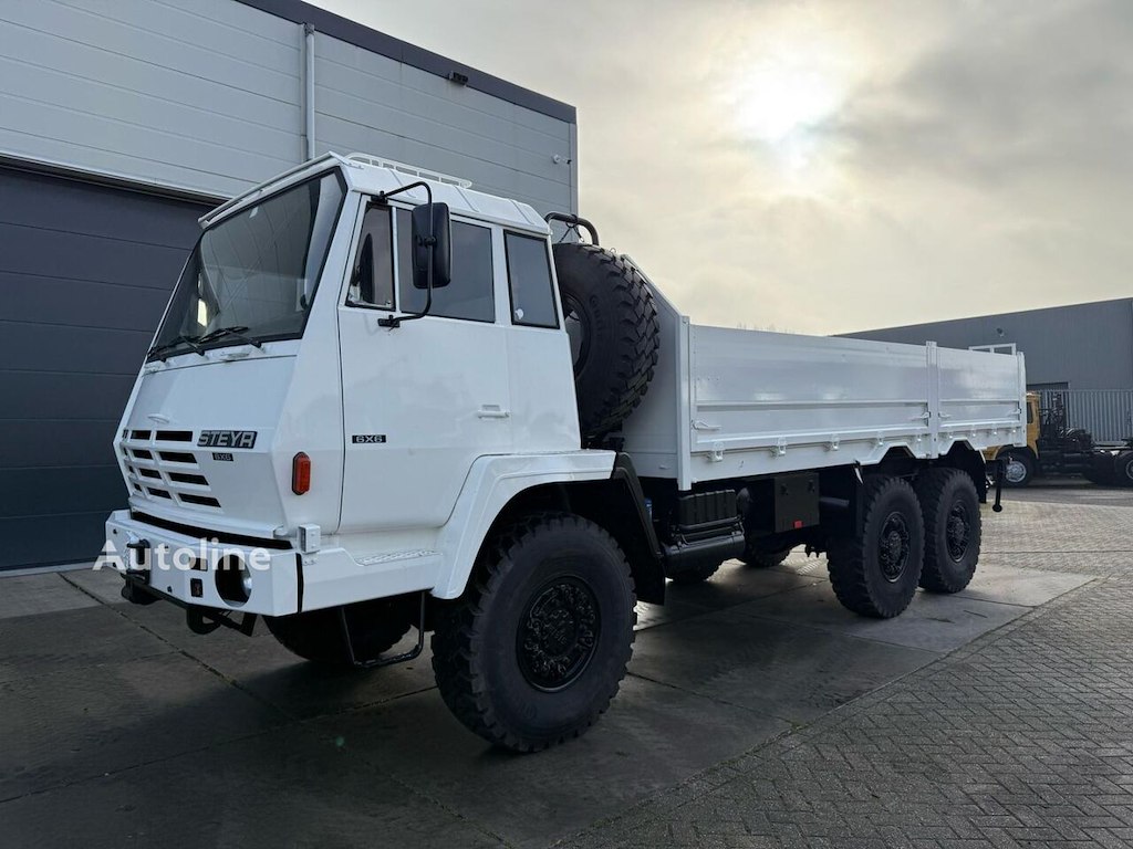 Steyr 1491.320 6x6 EX MILITARY - LOW MILAGE - 6x6 kamion s ravnom platformom