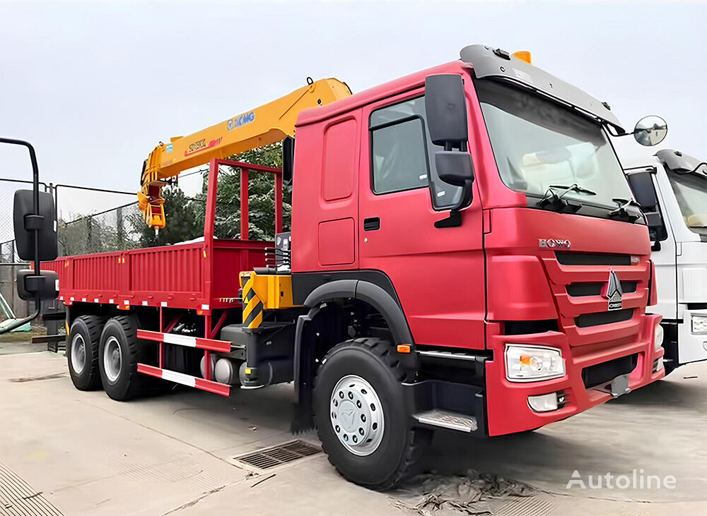 Howo 8 Ton Truck Mounted Crane Truck kamion s ravnom platformom