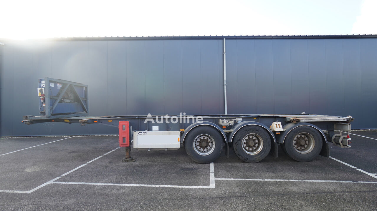 Van Hool 3 AXLE CONTAINER ADR TRANSPORT TRAILER 20/30FT WITH CARRIER GENE poluprikolica za prevoz kontejnera