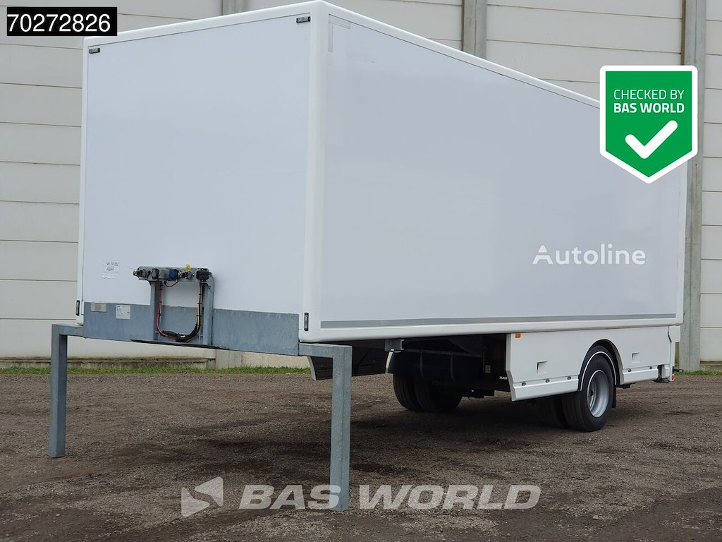 Trias 711-250 1 Axle TÜV 07/25 2Tons Tailgate Isoliert furgon poluprikolica