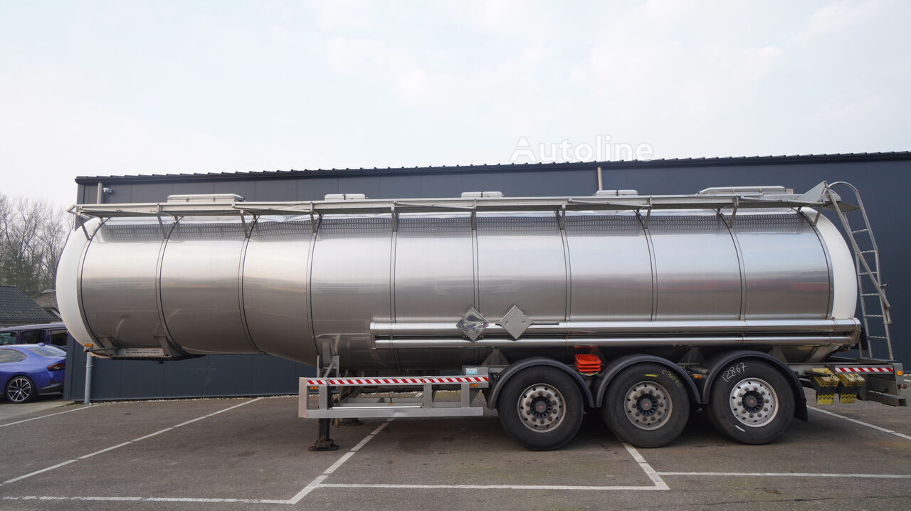 Parcisa 3 AXLE CHEMIE TANK TRAILER 37.500LTR cisterna za prevoz hemikalija