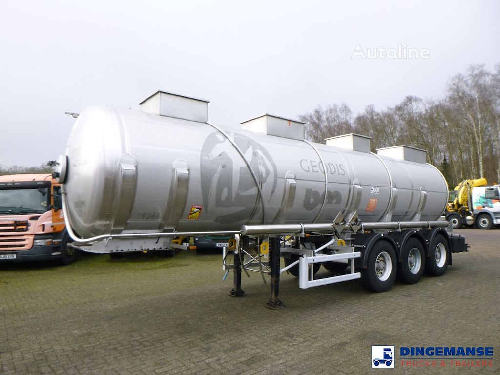 Maisonneuve Chemical tank inox 28.7 m3 / 1 comp cisterna za prevoz hemikalija