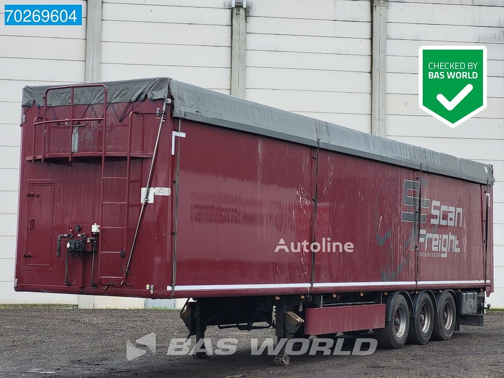 Kraker CF200 3 axles NL-Trailer Liftachse 81m3 10mm poluprikolica sa pokretnim podom